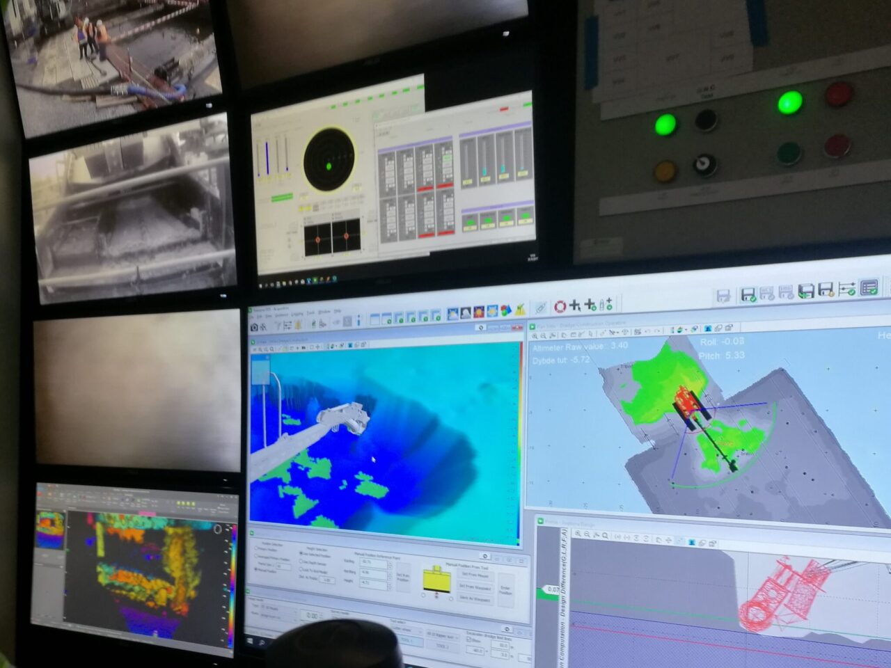 Working in low visibility - Scanmudring